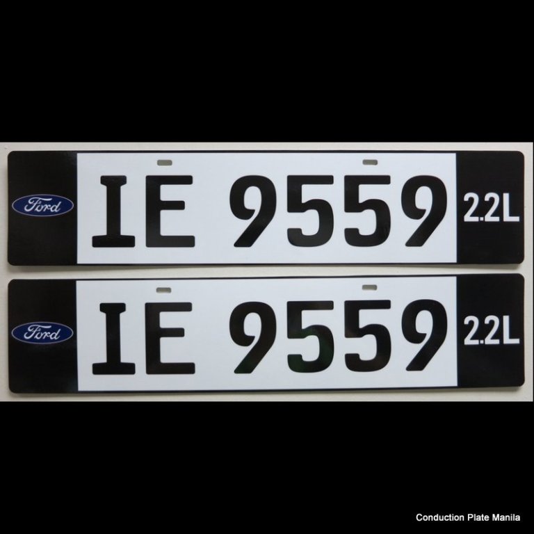 Conduction Plate Manila – Get a proper plate for your new car