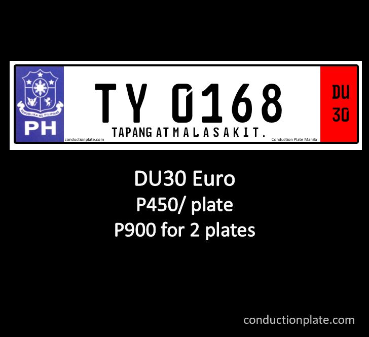 DU30 Euro-conduction plate – Conduction Plate Manila