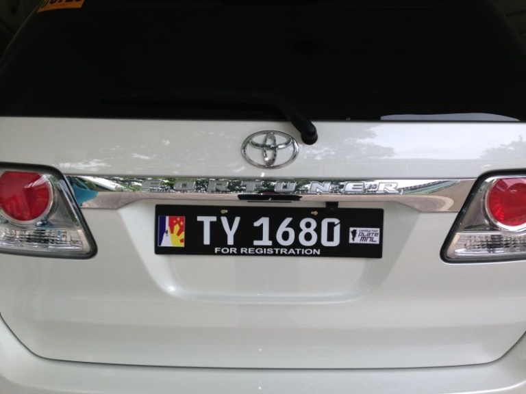 Conduction Plate Manila – Get a proper plate for your new car