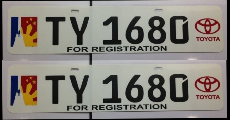Conduction Plate Manila – Get a proper plate for your new car