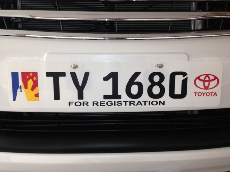 Conduction Plate Manila – Get a proper plate for your new car