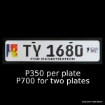 Conduction Plate Manila – Get a proper plate for your new car